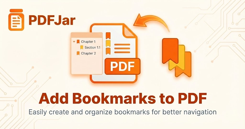 Add PDF Bookmarks & Table of Contents - Free Tool | PDFJar