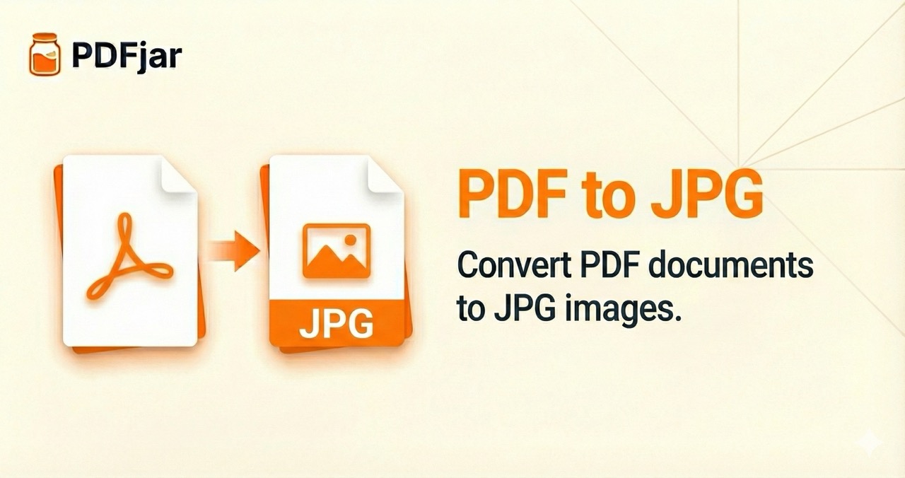 PDF to JPG Converter - Free Online PDF to JPG Tool | PDFJar