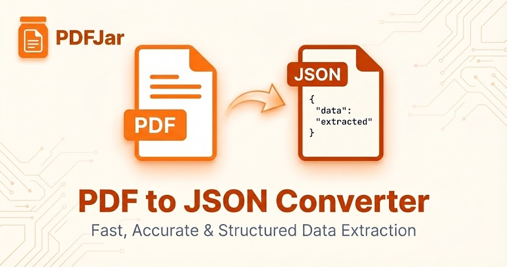 PDF to JSON Converter - Free PDF to JSON Tool | PDFJar