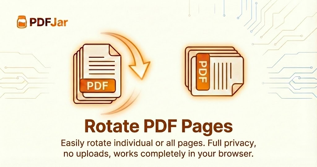 Rotate PDF - Free Online PDF Rotator Tool | PDFJar
